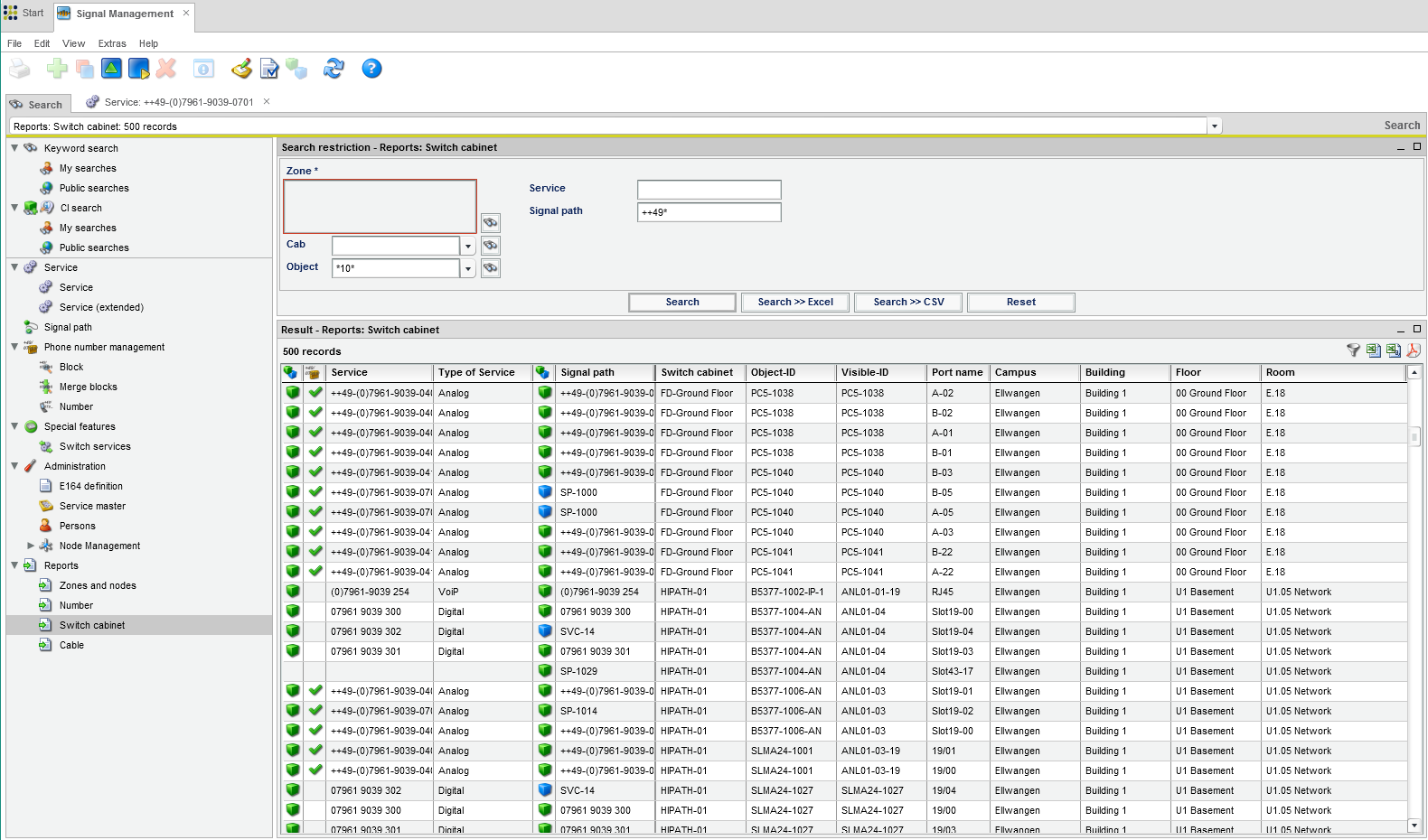 FNT Command Signal Management