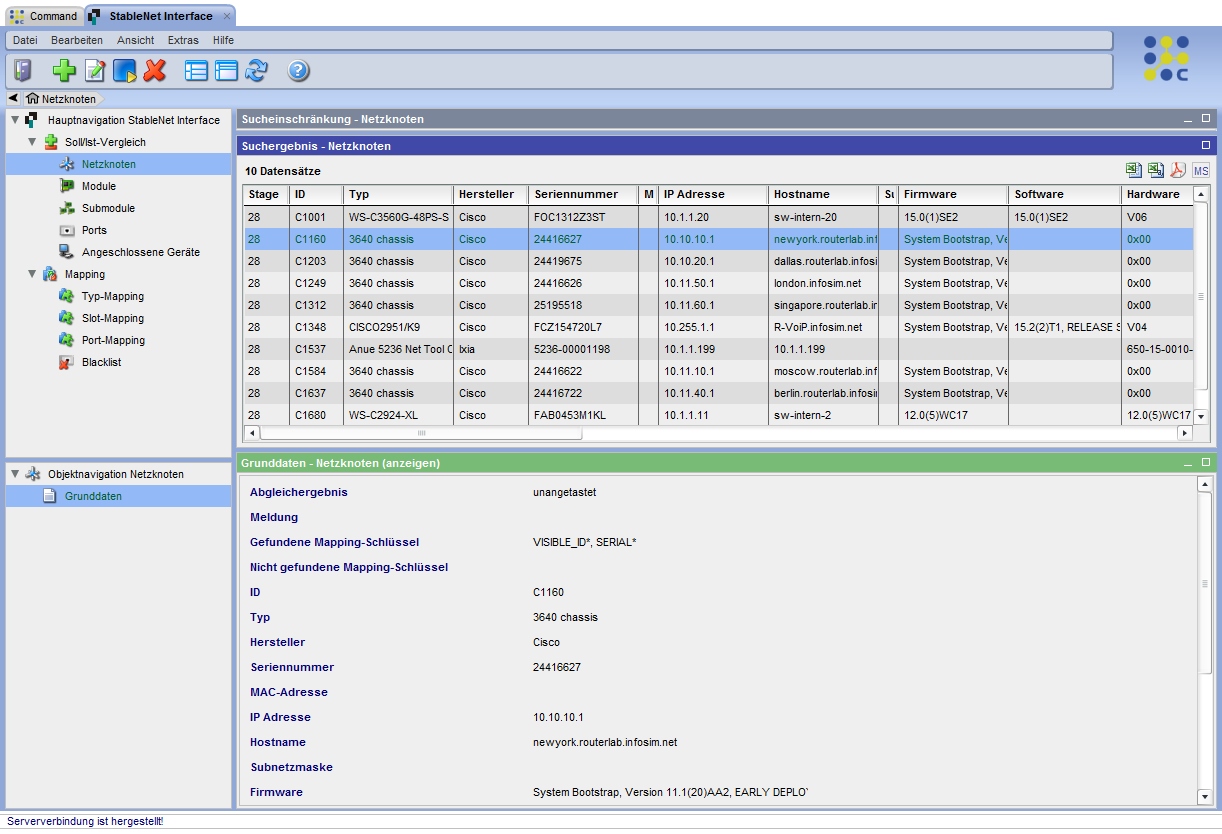 FNT Interface for StableNet® - FNT Software