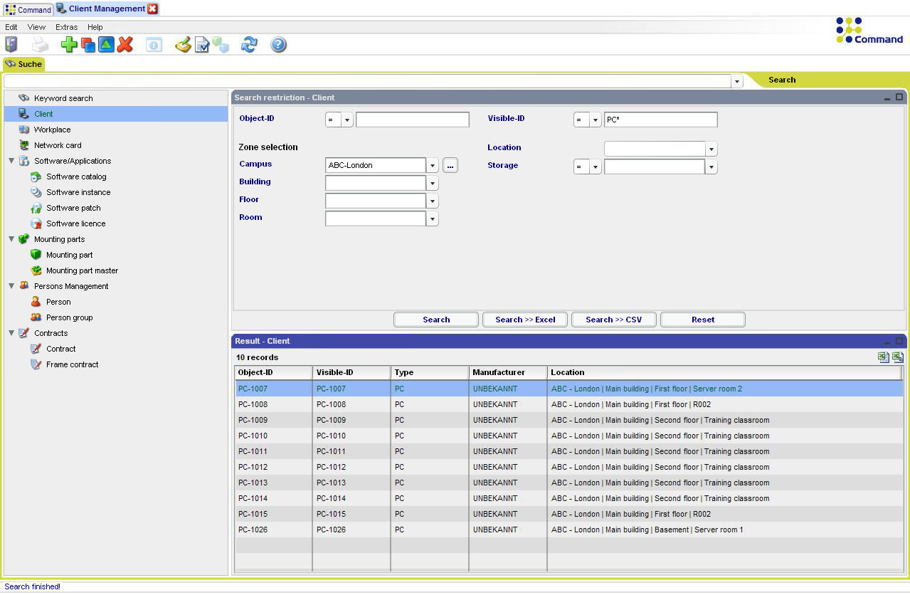 FNT Command Client Management - FNT Software