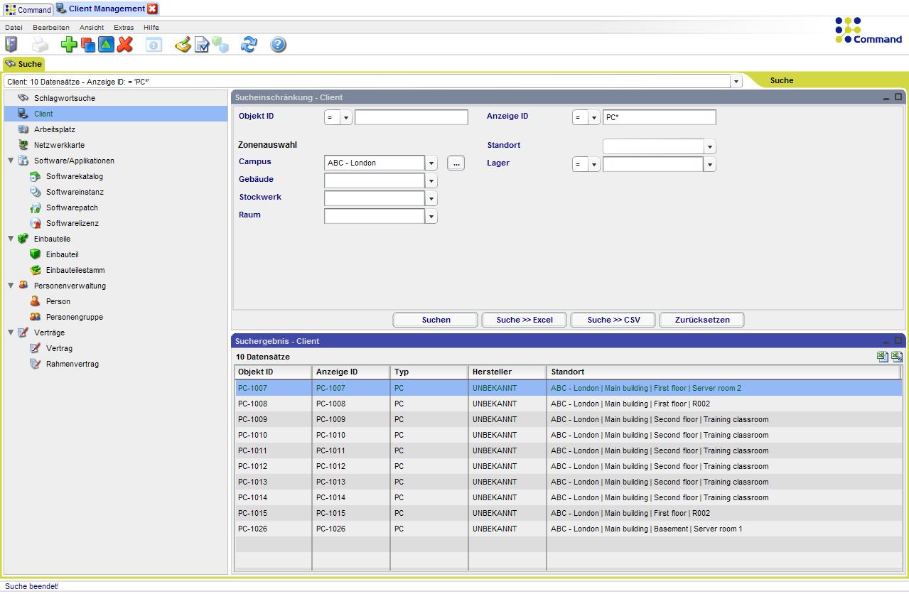 FNT Command Client Management - FNT Software