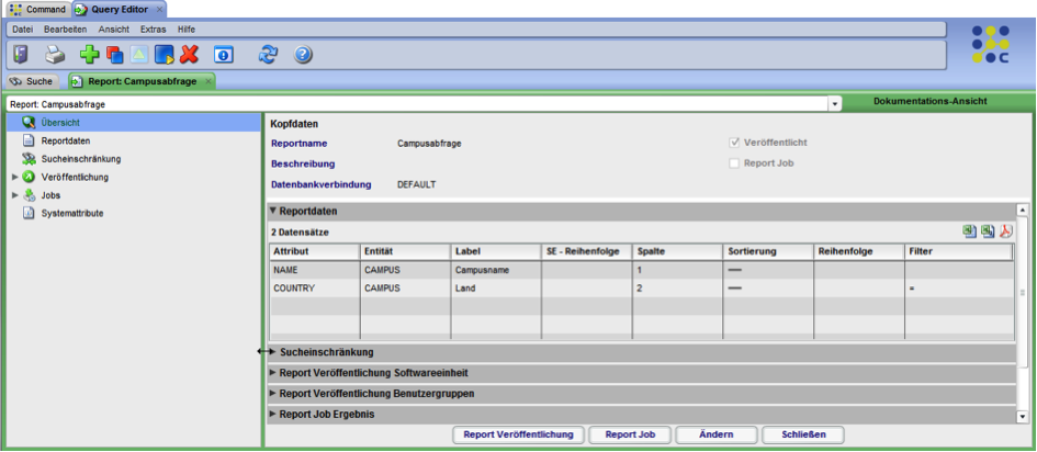 FNT Command Query Editor - FNT Software