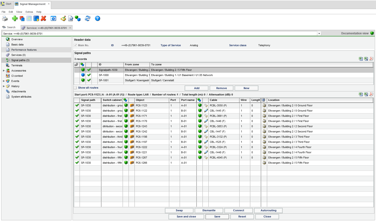 FNT Command Signal Management - FNT Software