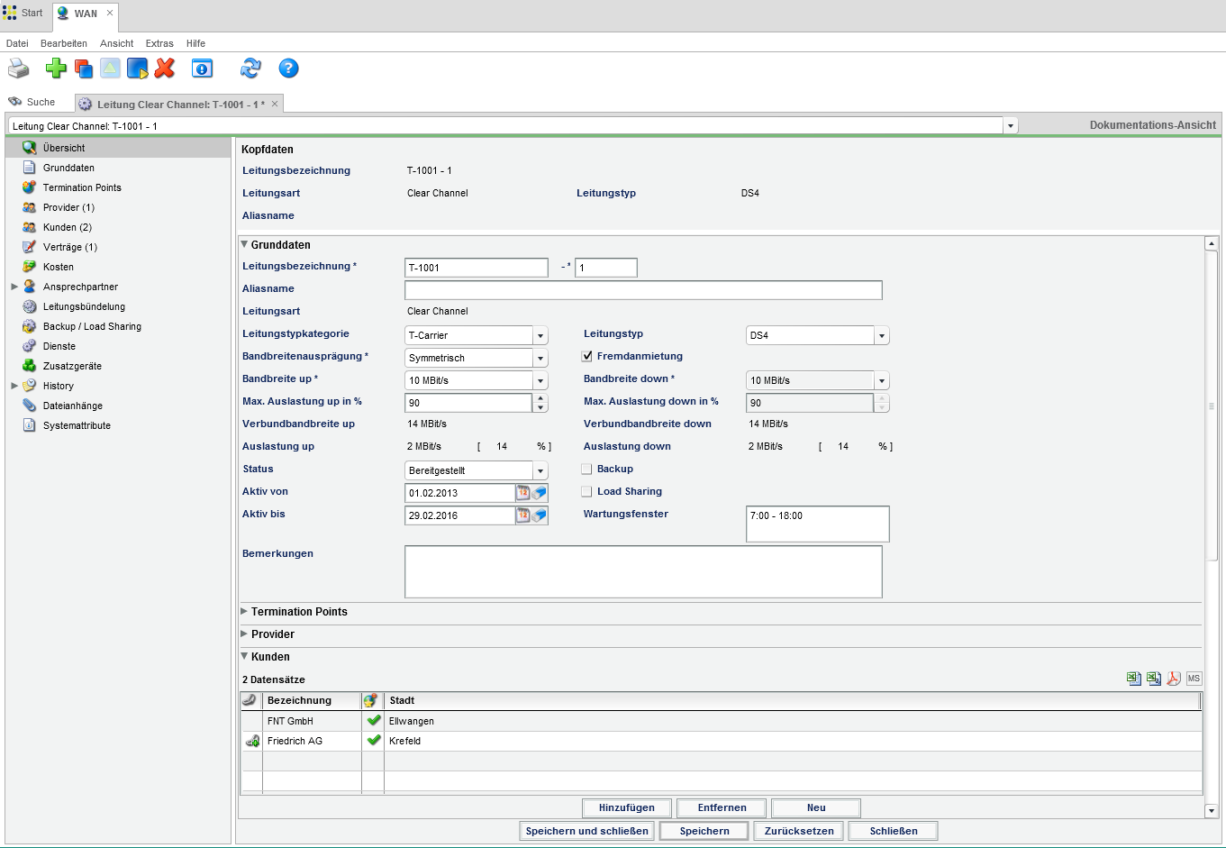 FNT Command WAN - FNT Software